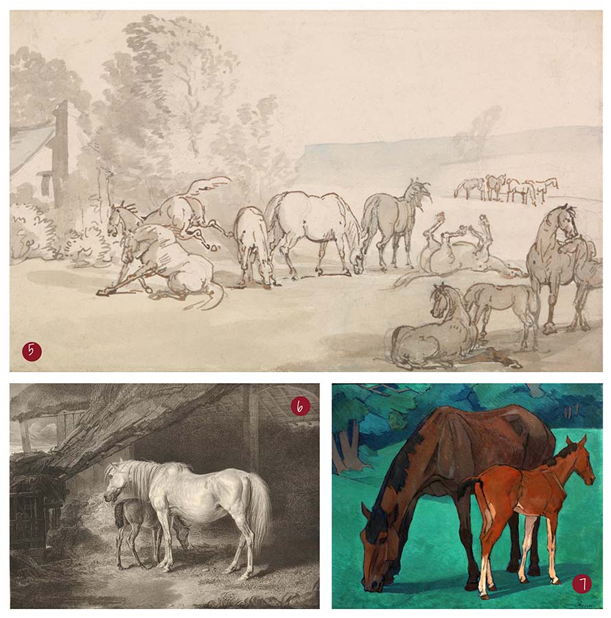 Mares and Foals Through the Ages in Art History